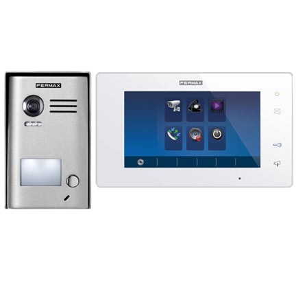 1402 Two-wire two-station video intercom system kit