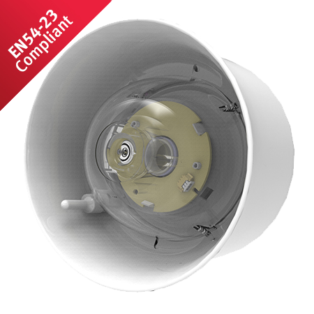 Hochiki CHQ-WSB2(WHT)/RL Адресируема стенна сирена с вградена флаш ...