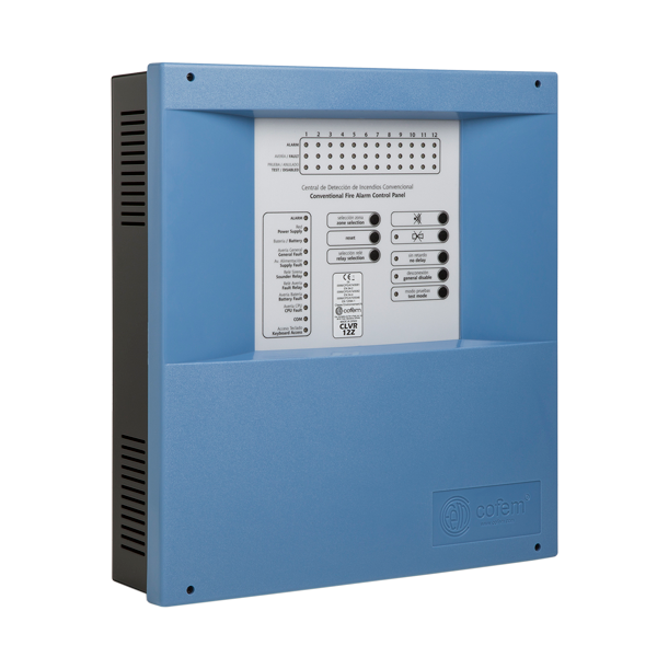 EOL resistance: 4K7 Cofem CLVR02Z Conventional fire alarm control panel ...